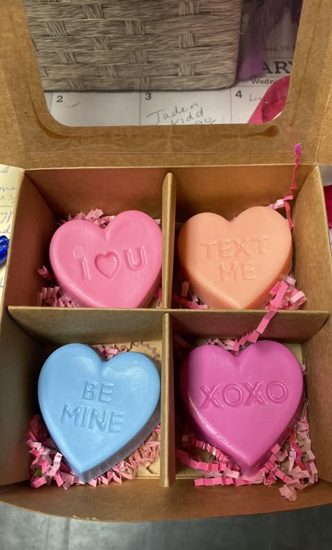 Conversation Hearts Goat Milk Soap – Bees and Berries Escentuals